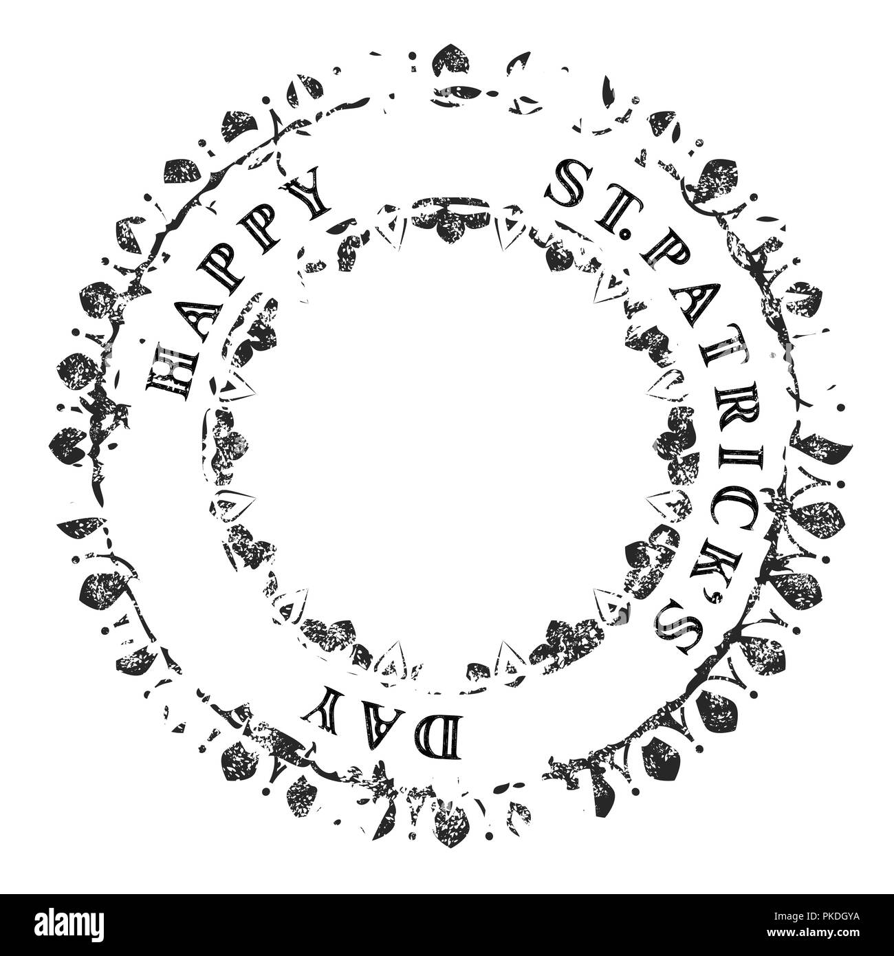 Holiday saint patrick day Black and White Stock Photos & Images - Alamy