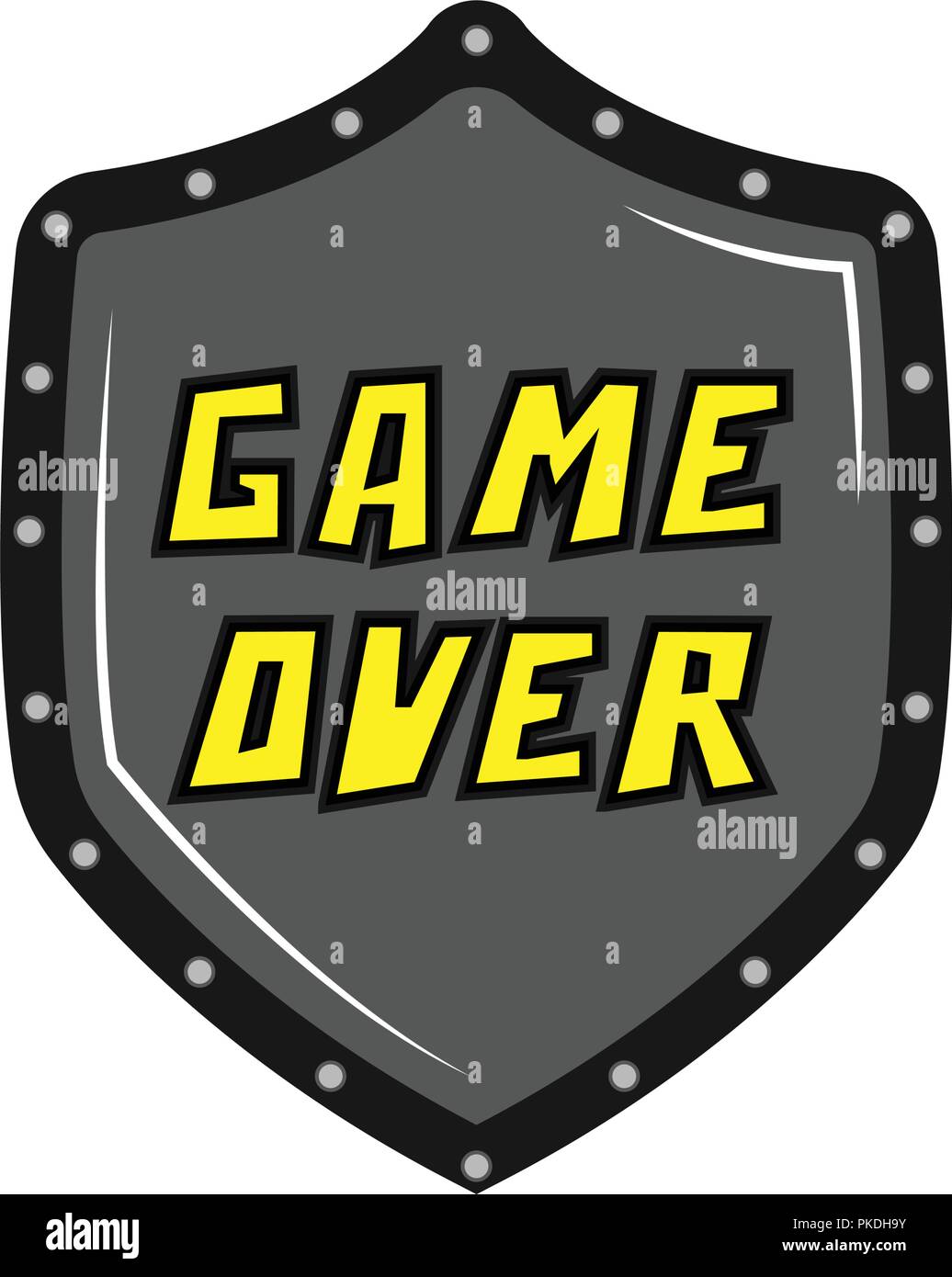 Game over concept image. Vector illustration design Stock Vector Image ...