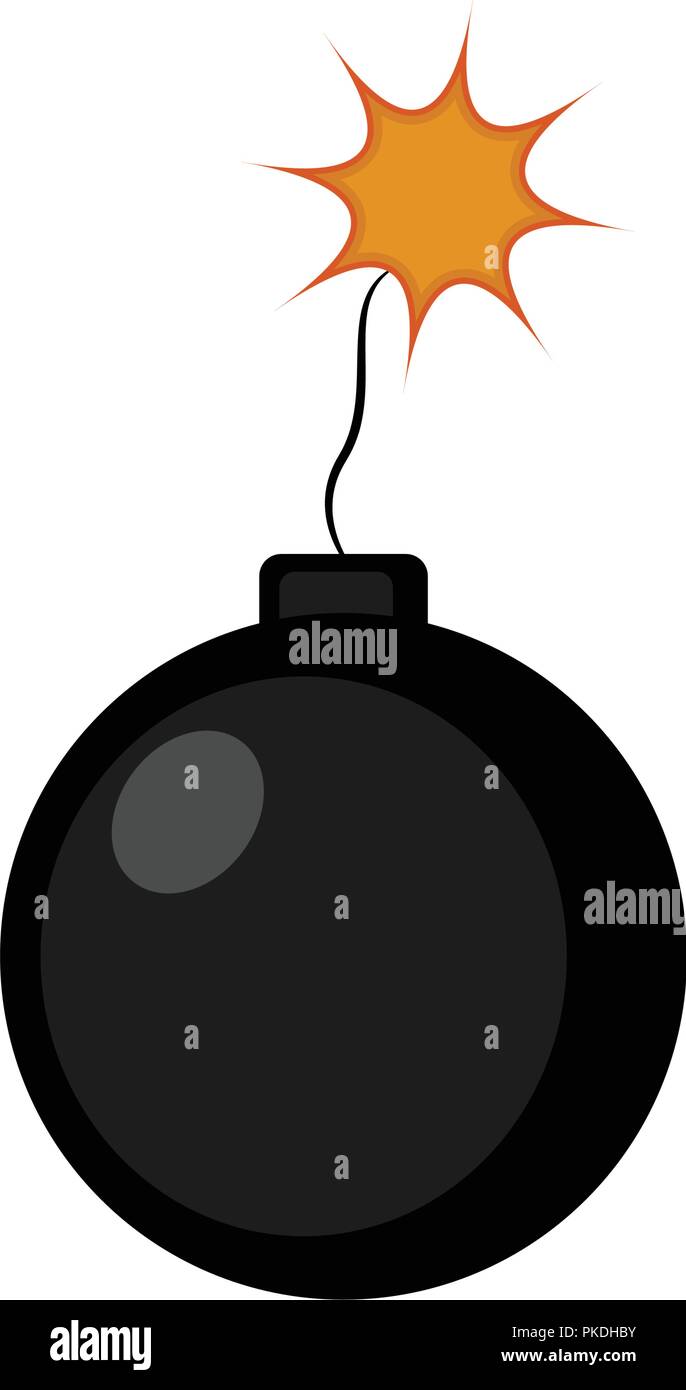 Isolated comic bomb icon. Vector illustration design Stock Vector Image ...