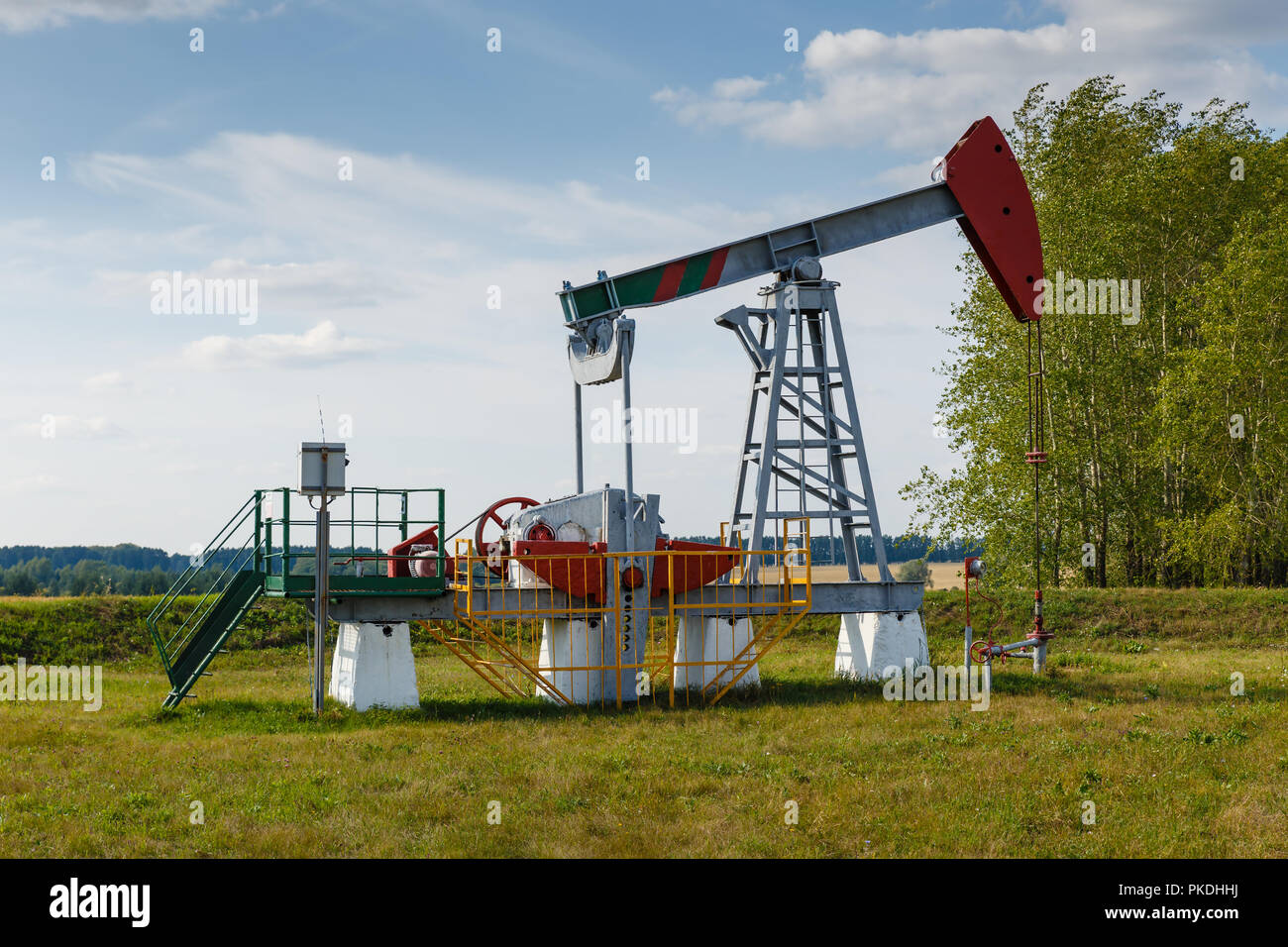 The oil pump Stock Photo - Alamy
