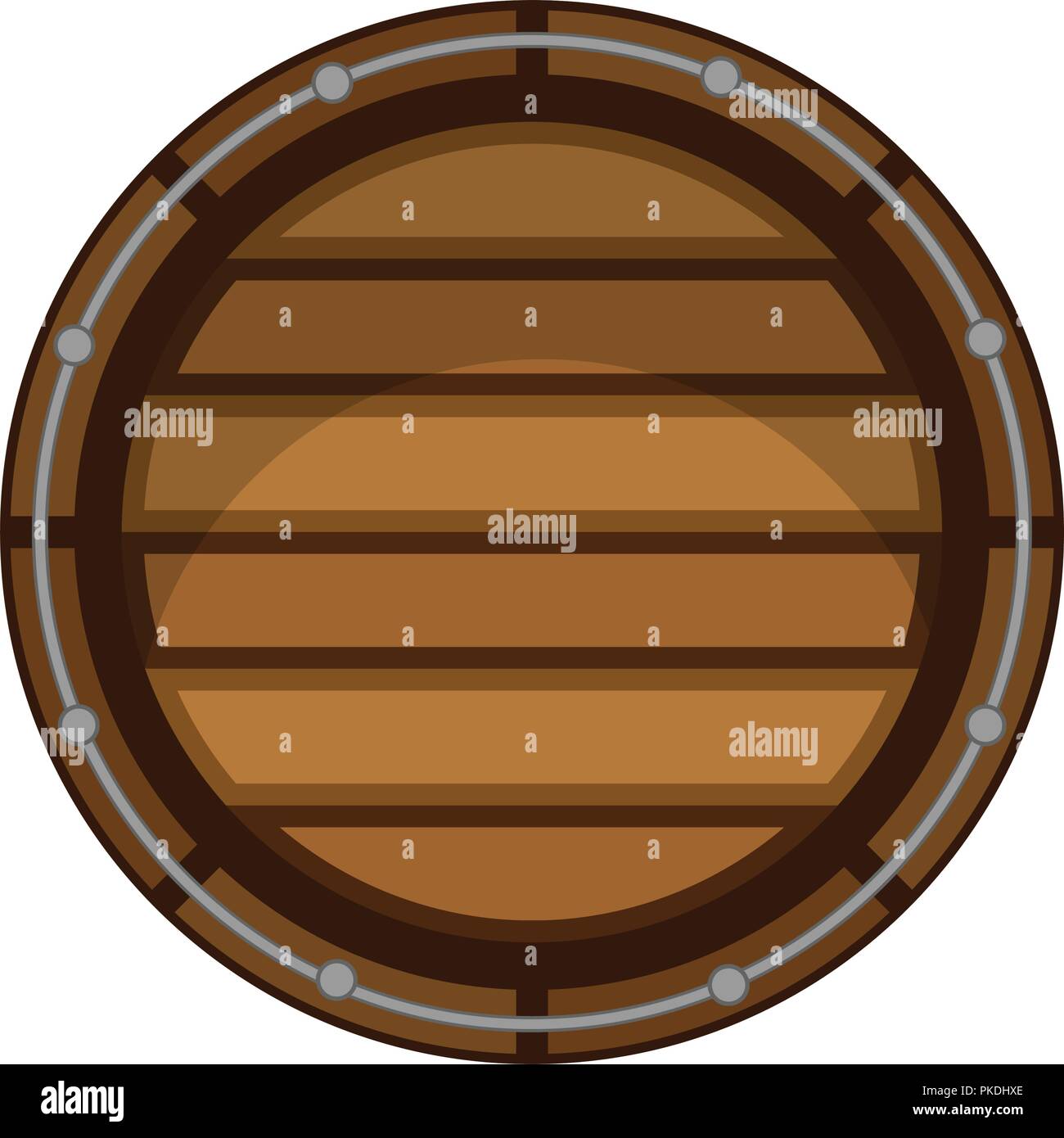 Isolated wooden beer barrel icon. Vector illustration design Stock ...
