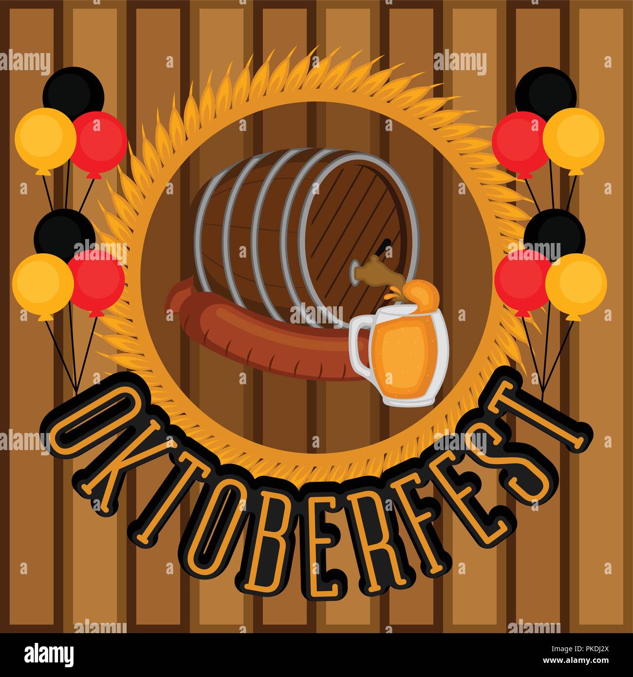 Traditional german carnival Stock Vector Images - Alamy