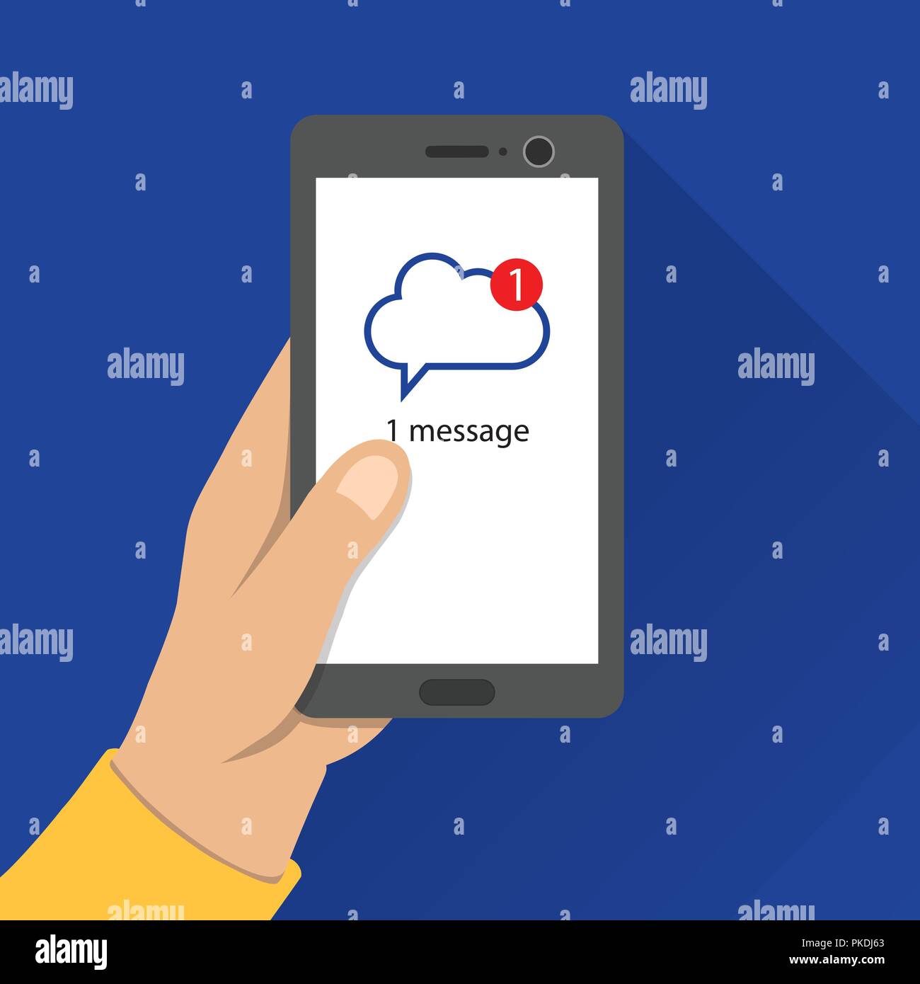 Received email Stock Vector Images - Alamy