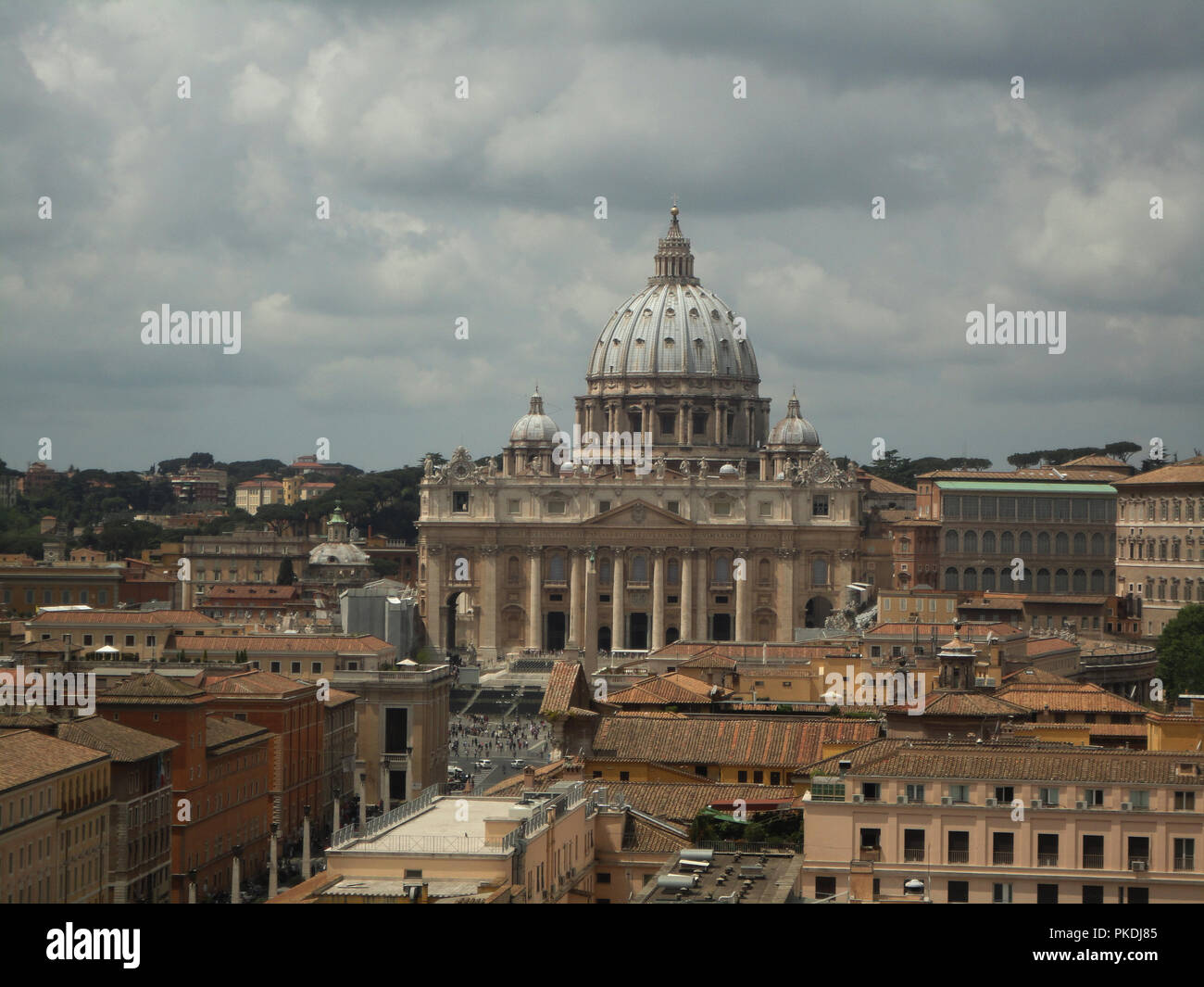 St peters basilica aerial view hi-res stock photography and images - Alamy
