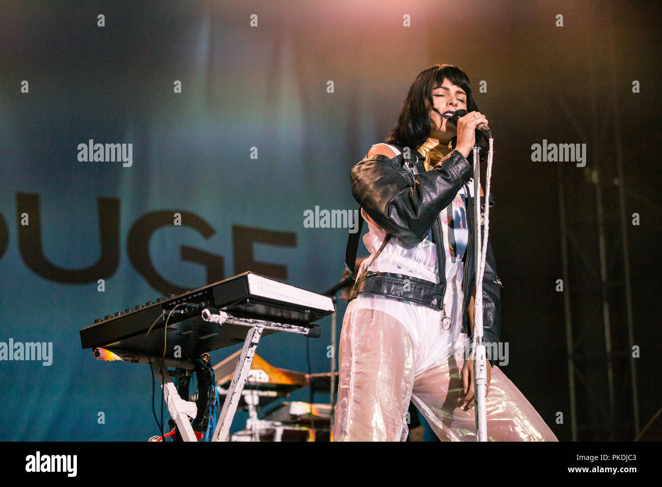 Canadian band Dear Rouge performing at Skookum Music Festival in ...