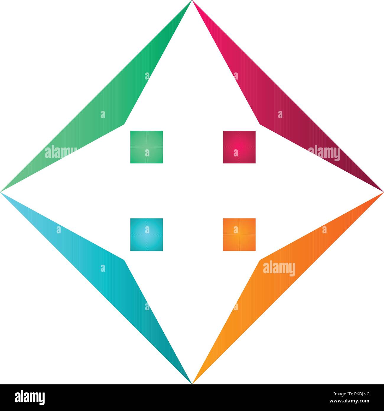 Isolated teamwork business logo Stock Vector Image & Art - Alamy