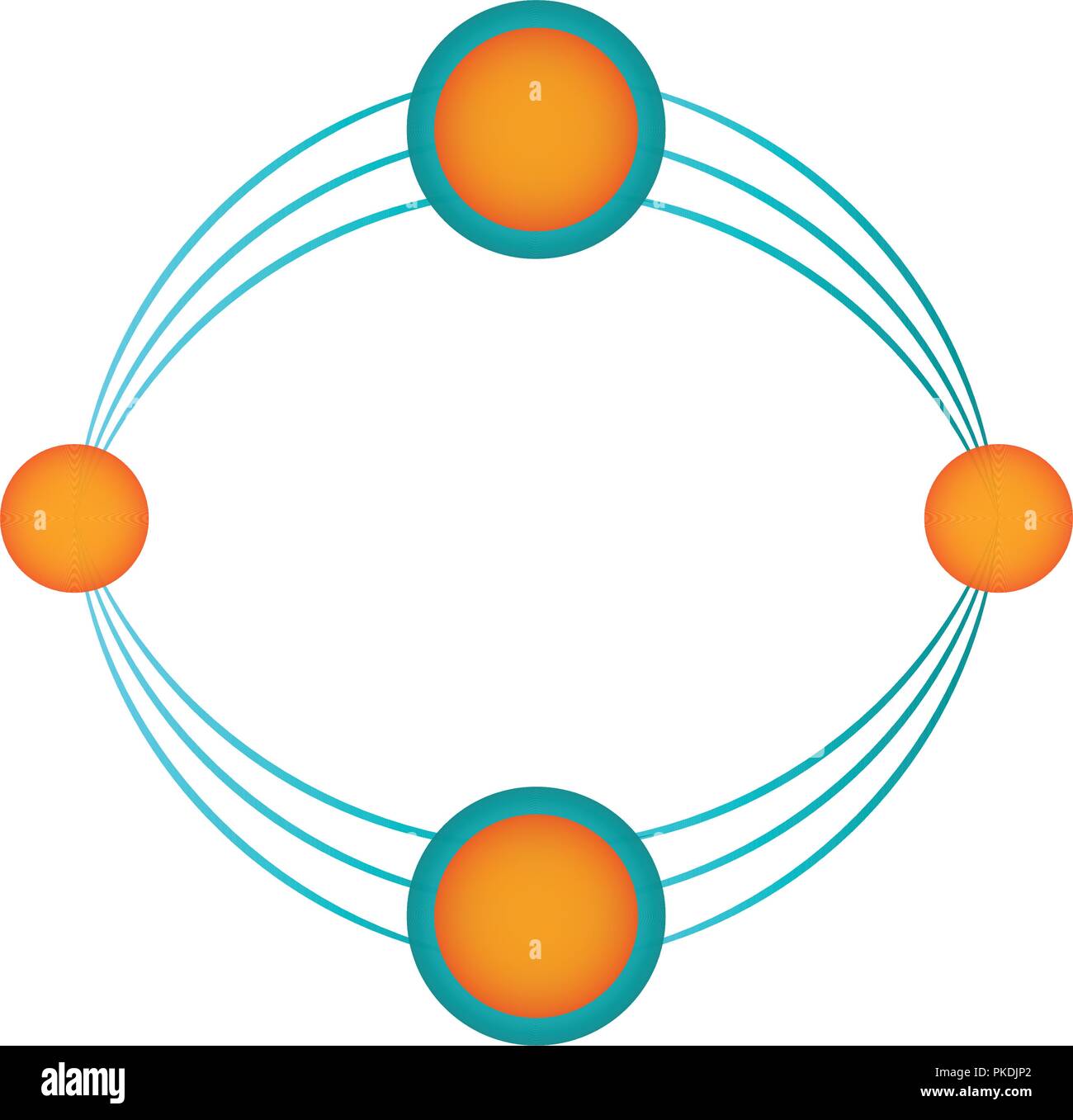 Isolated teamwork business logo Stock Vector Image & Art - Alamy