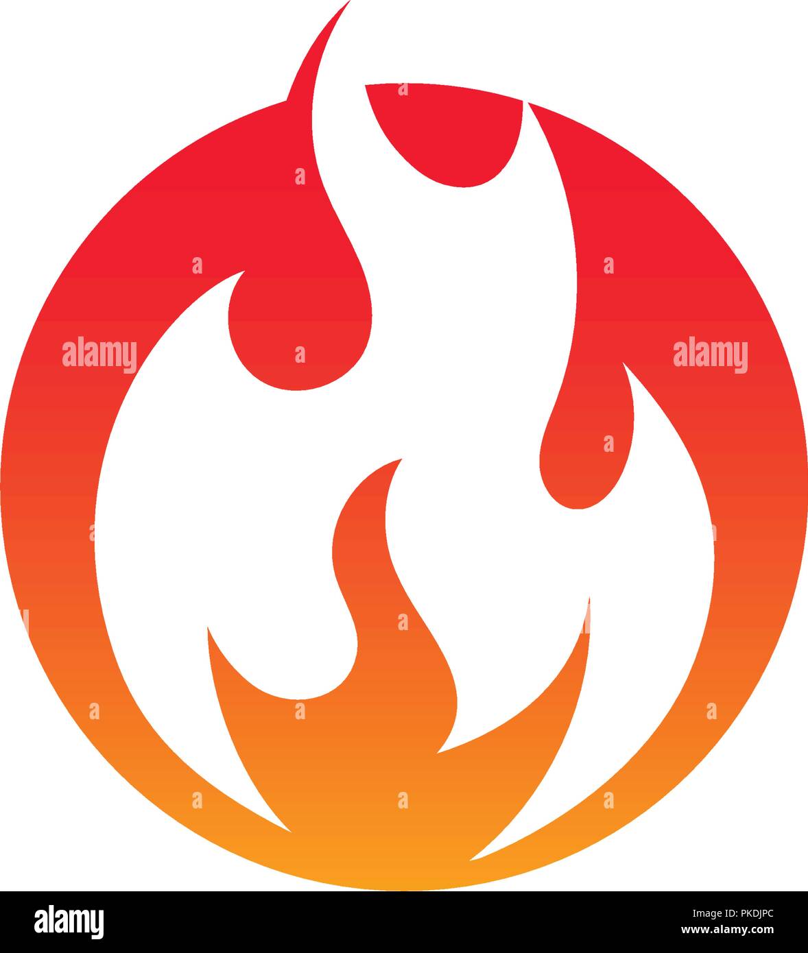 Fire flame vector illustration design template Stock Vector Image & Art ...