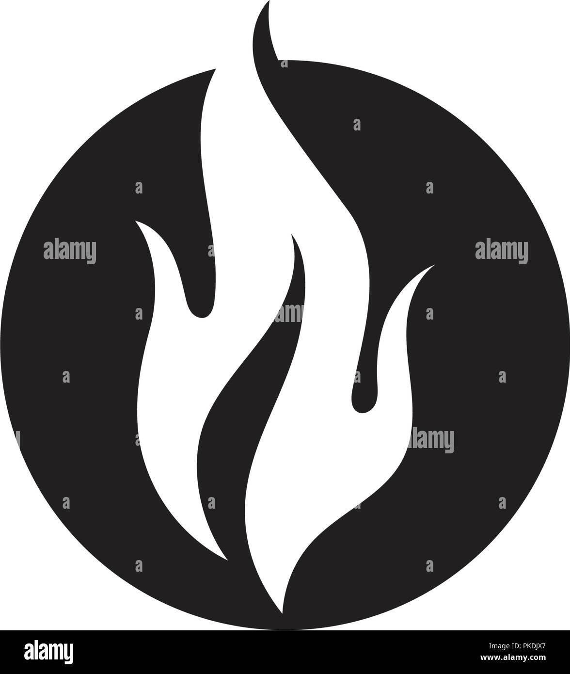 Fire flame vector illustration design template Stock Vector Image & Art ...
