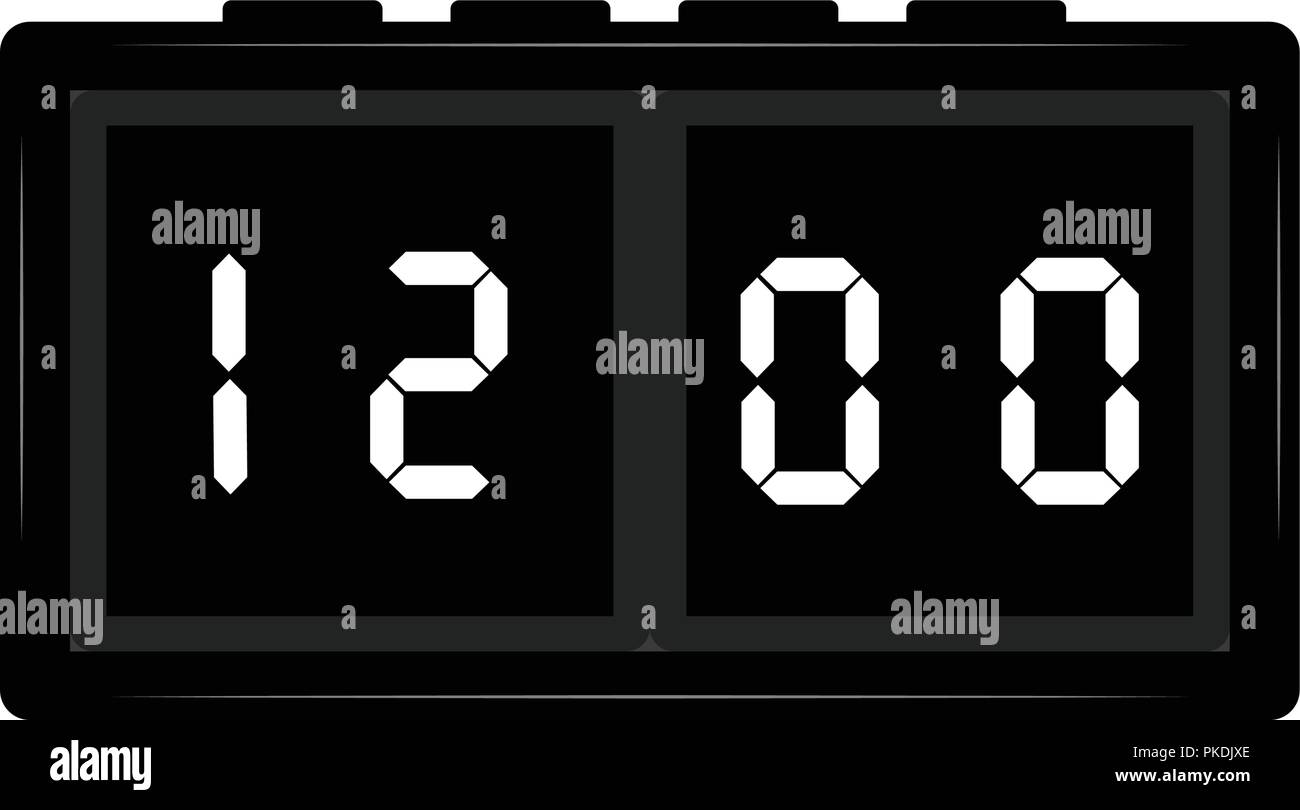 Digital alarm Stock Vector Images - Alamy