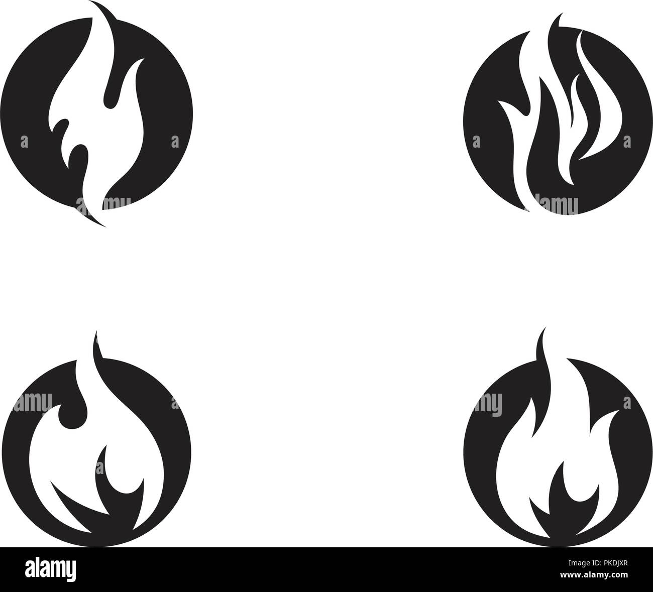 Fire flame vector illustration design template Stock Vector Image & Art ...