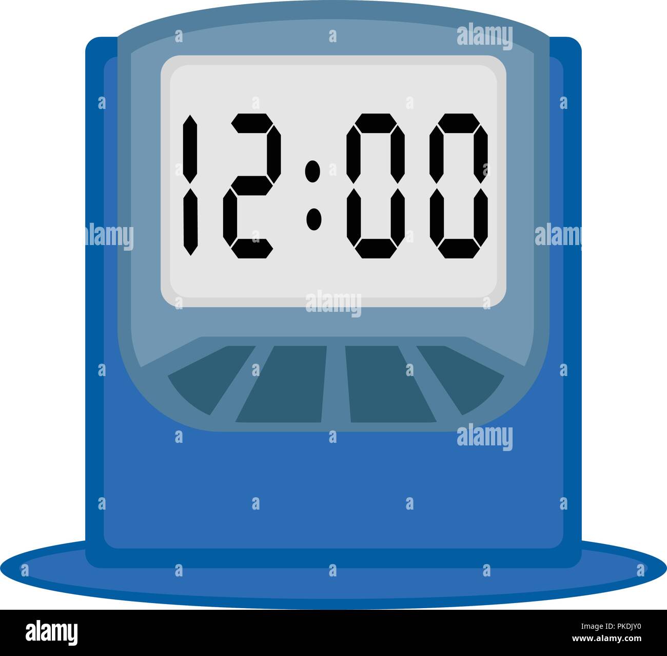 Isolated digital alarm clock icon Stock Vector Image & Art - Alamy