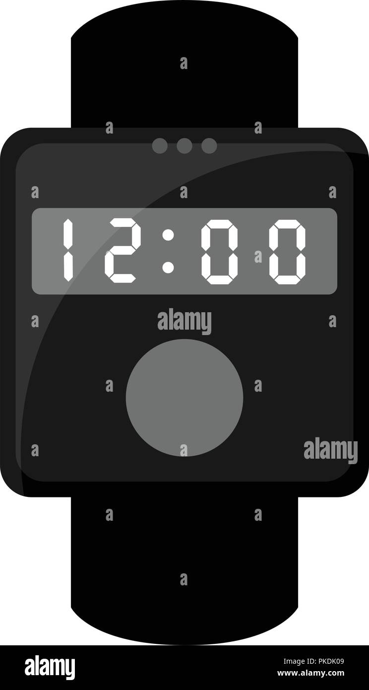 Isolated digital wristwatch icon Stock Vector Image & Art - Alamy
