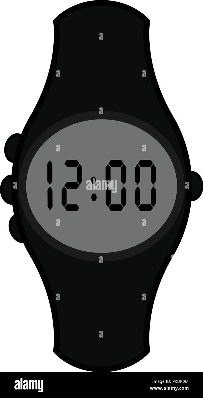 Isolated digital wristwatch icon Stock Vector Image & Art - Alamy