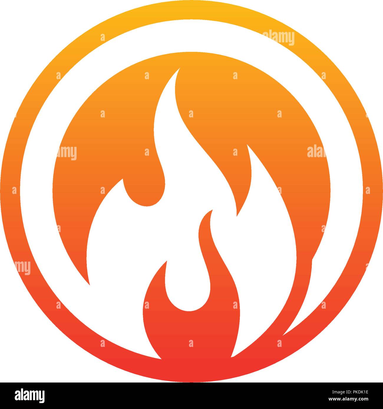 Fire flame vector illustration design template Stock Vector Image & Art ...