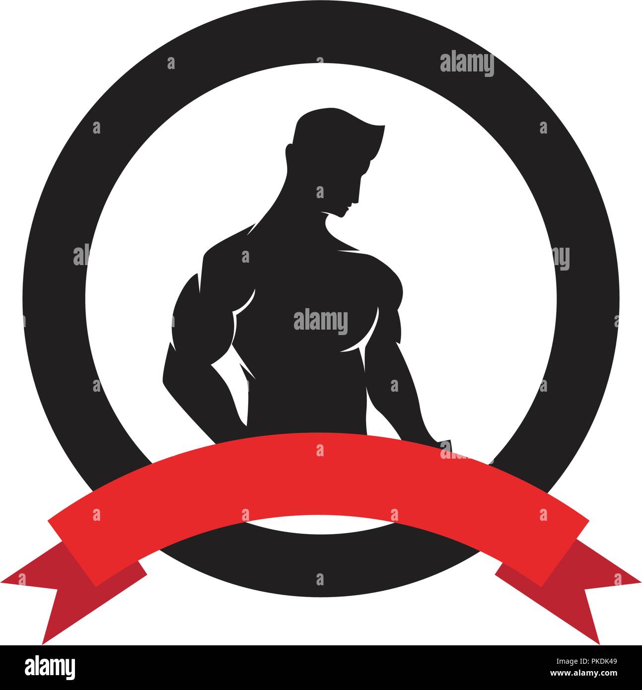 Vector object and Icons for Sport Label, Gym Badge, Fitness Logo Design ...