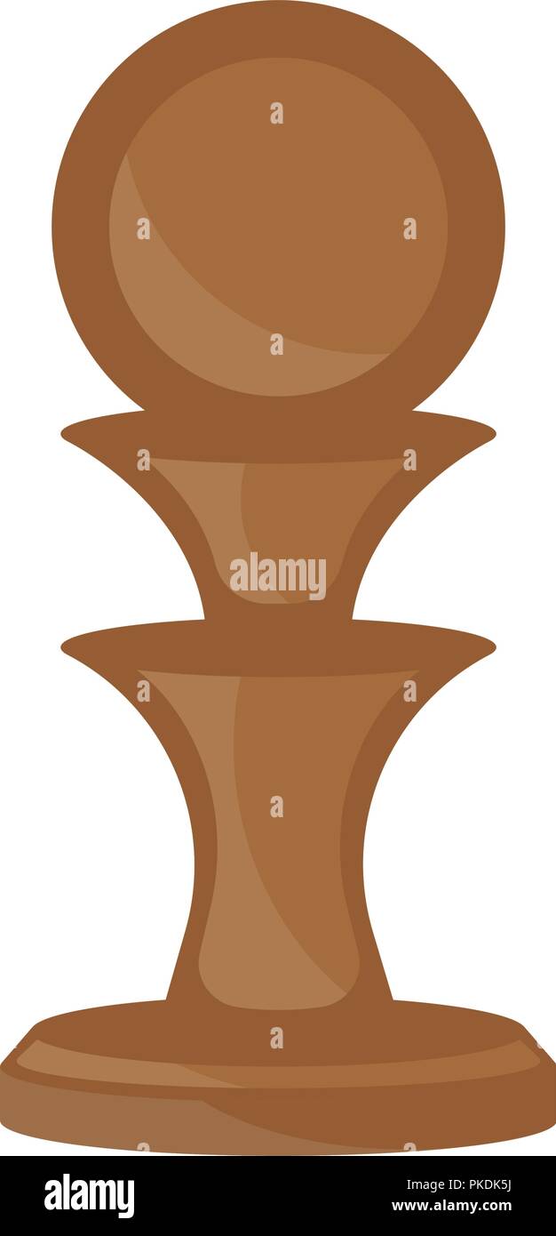 Isolated pawn chess piece icon Stock Vector Image & Art - Alamy