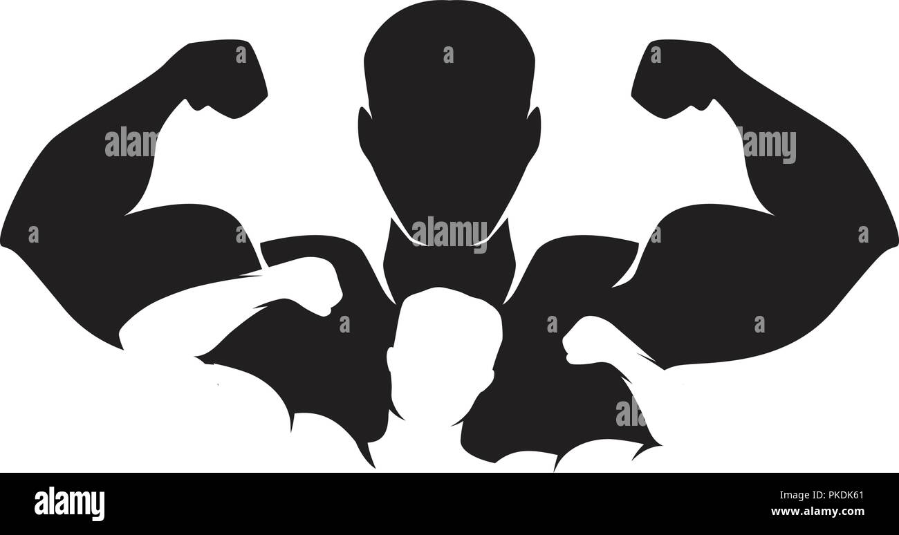 Vector object and Icons for Sport Label, Gym Badge, Fitness Logo Design ...