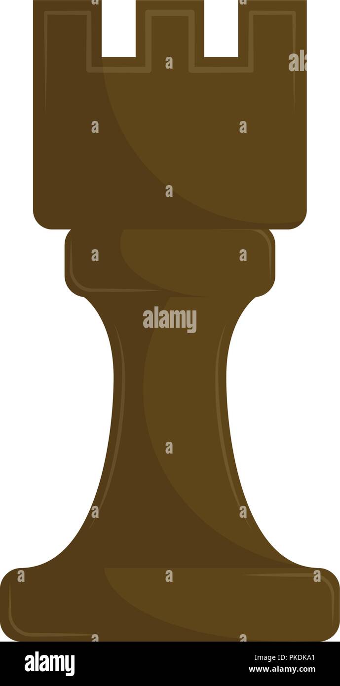 Isolated rook chess piece icon Stock Vector Image & Art - Alamy