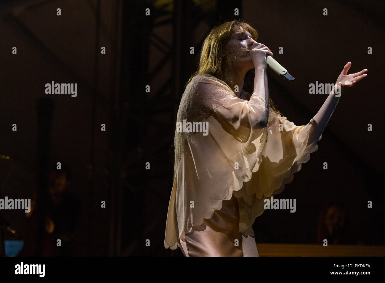 London indie band Florence + The Machine performing at Skookum Music ...