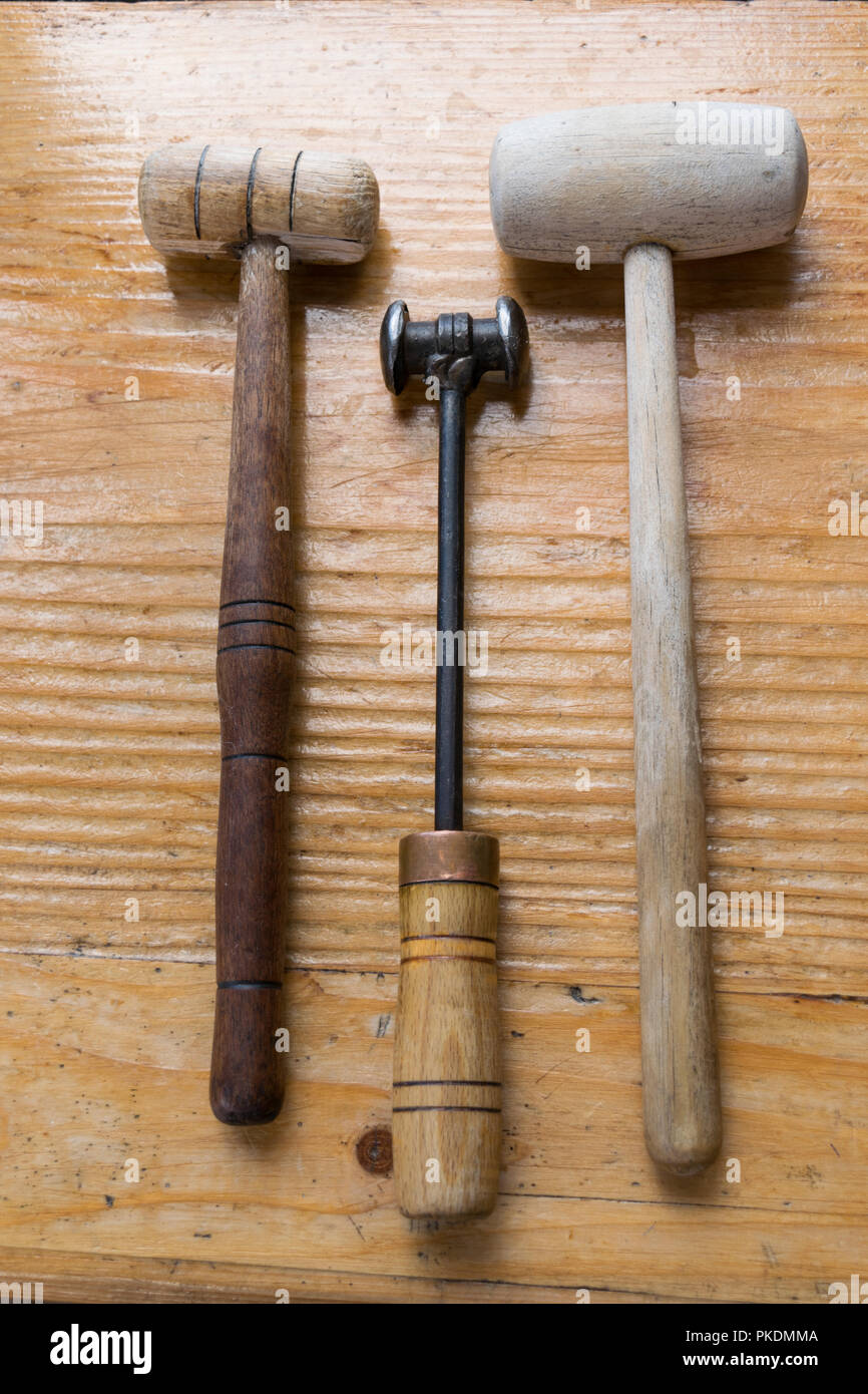 Mallet hammer vintage tool hi-res stock photography and images - Alamy