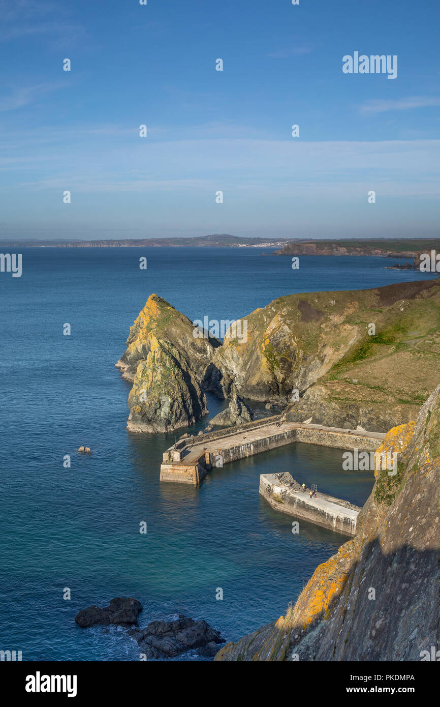 Mullion village hi-res stock photography and images - Alamy