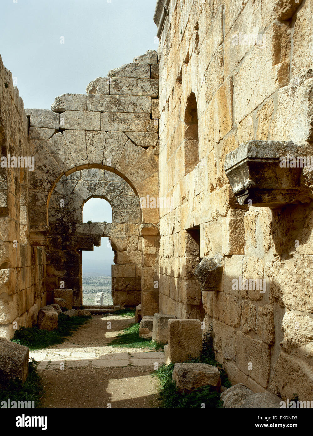 Church of St Simeon Stylites, 475. It was built on the site of the ...