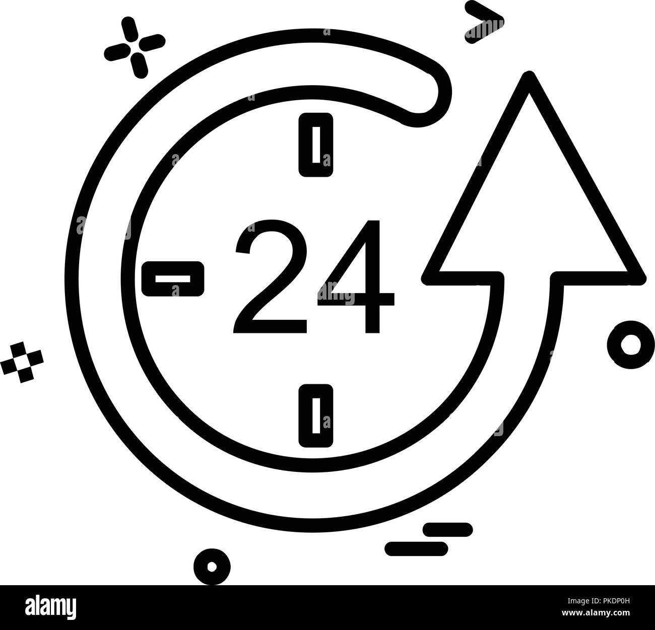 Time Icon Design Vector Stock Vector Image And Art Alamy