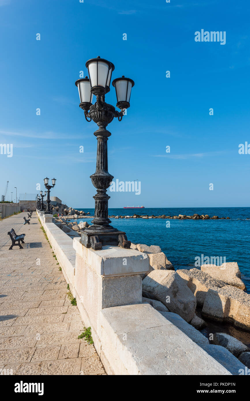The sea of Bari Stock Photo - Alamy