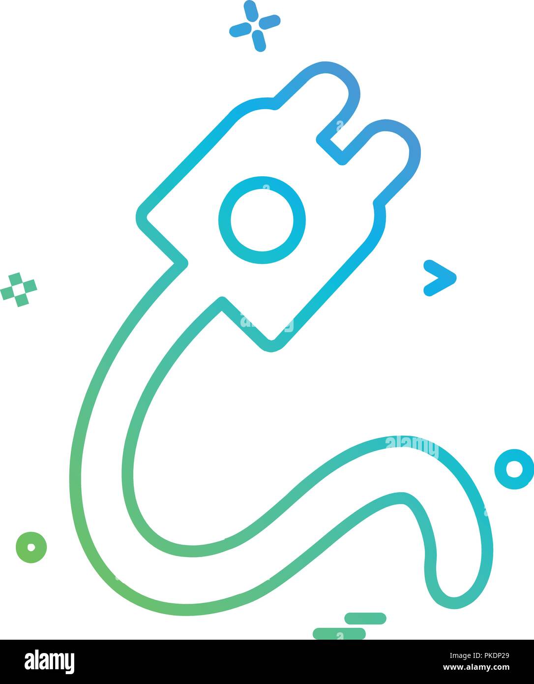 Power Plug icon design vector Stock Vector Image & Art - Alamy