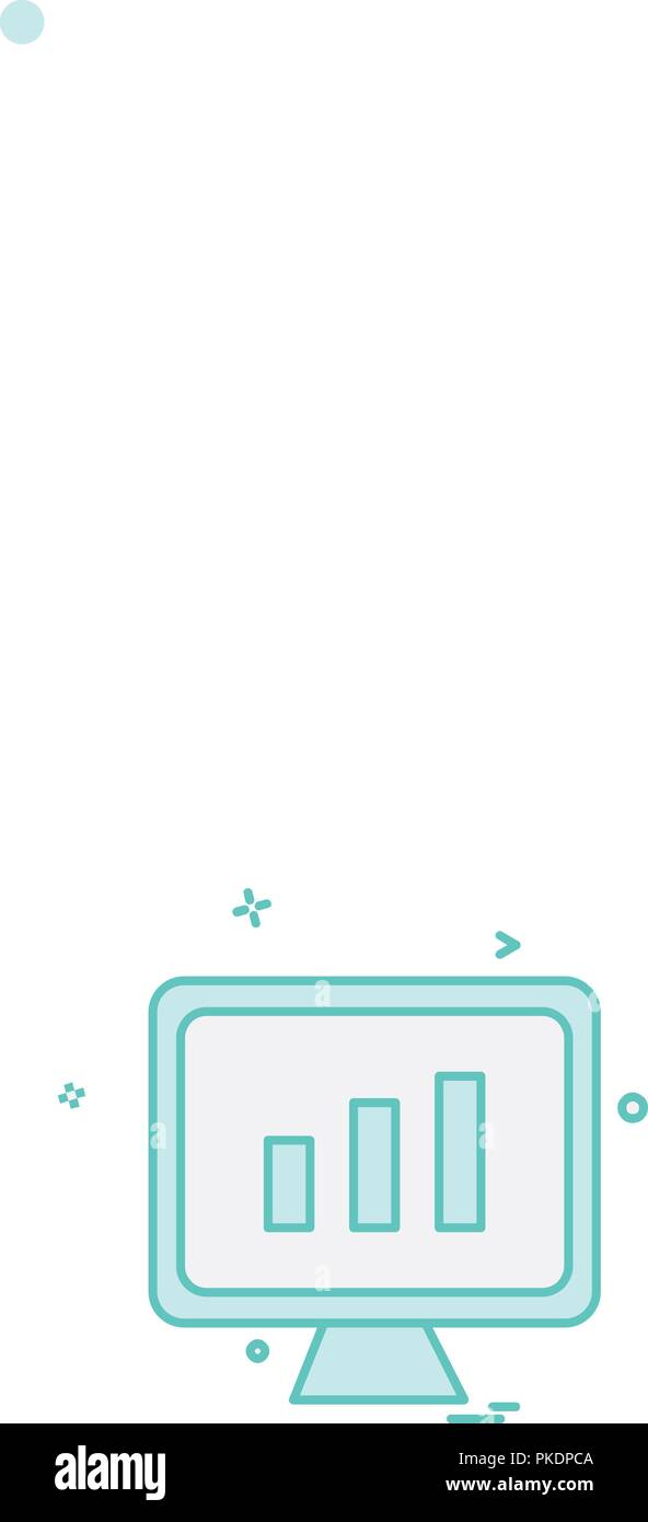 Monitor icon design vector Stock Vector Image & Art - Alamy