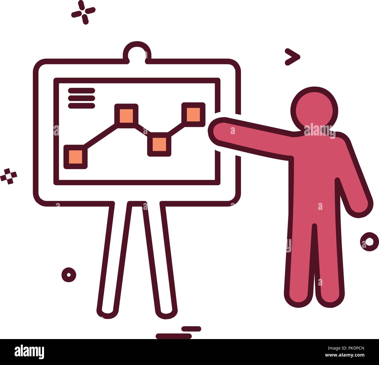 Graph icon design vector Stock Vector Image & Art - Alamy