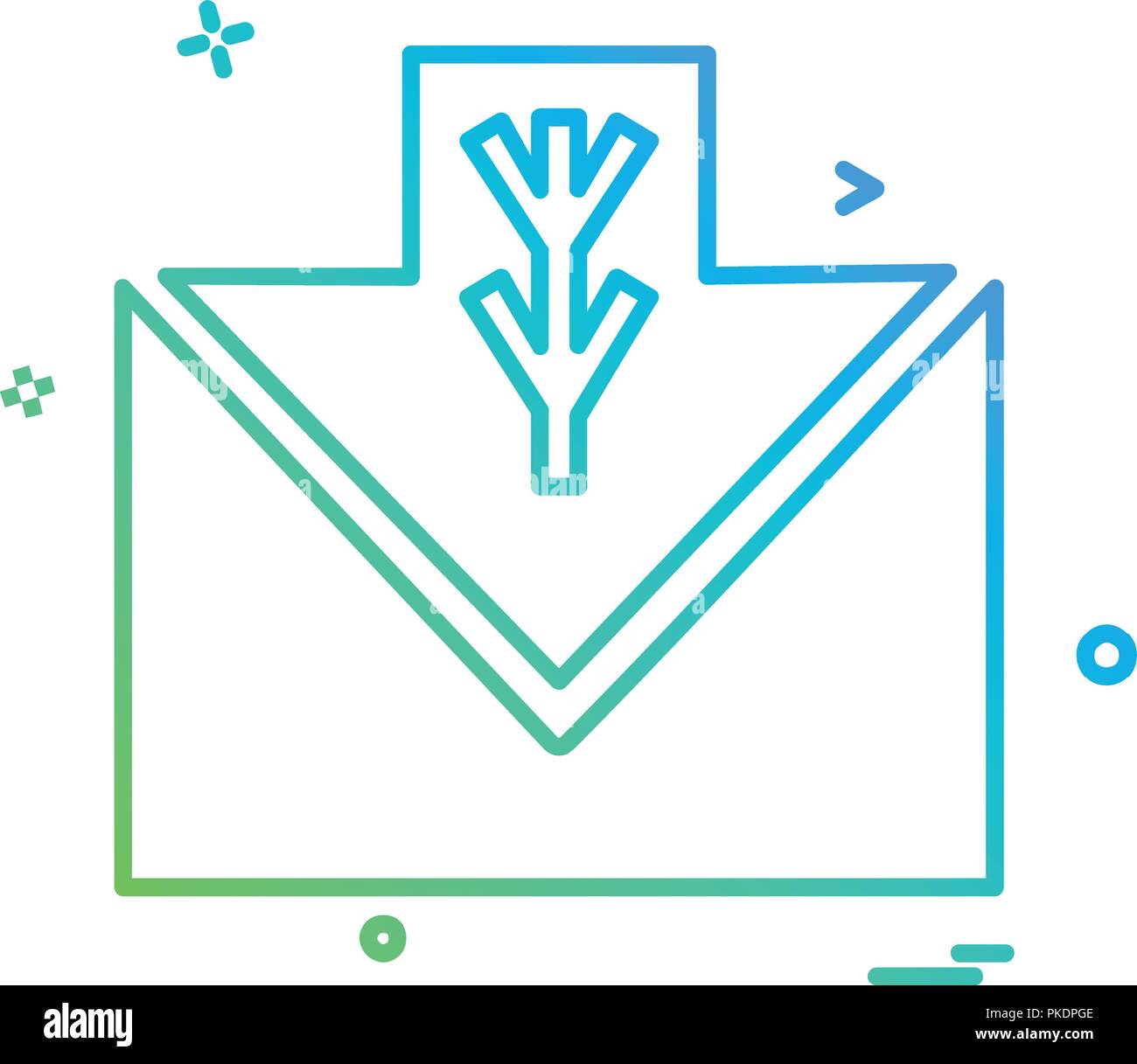 Letter icon design vector Stock Vector Image & Art - Alamy