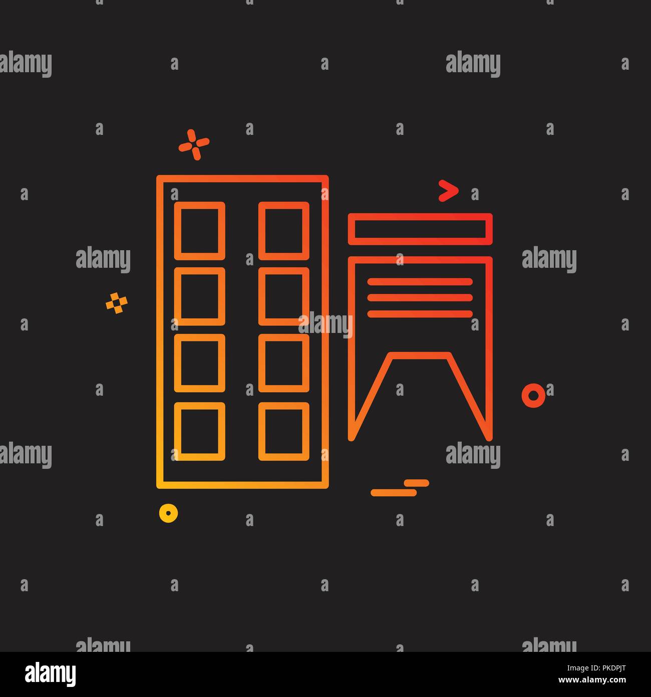 Tower icon design vector Stock Vector Image & Art - Alamy