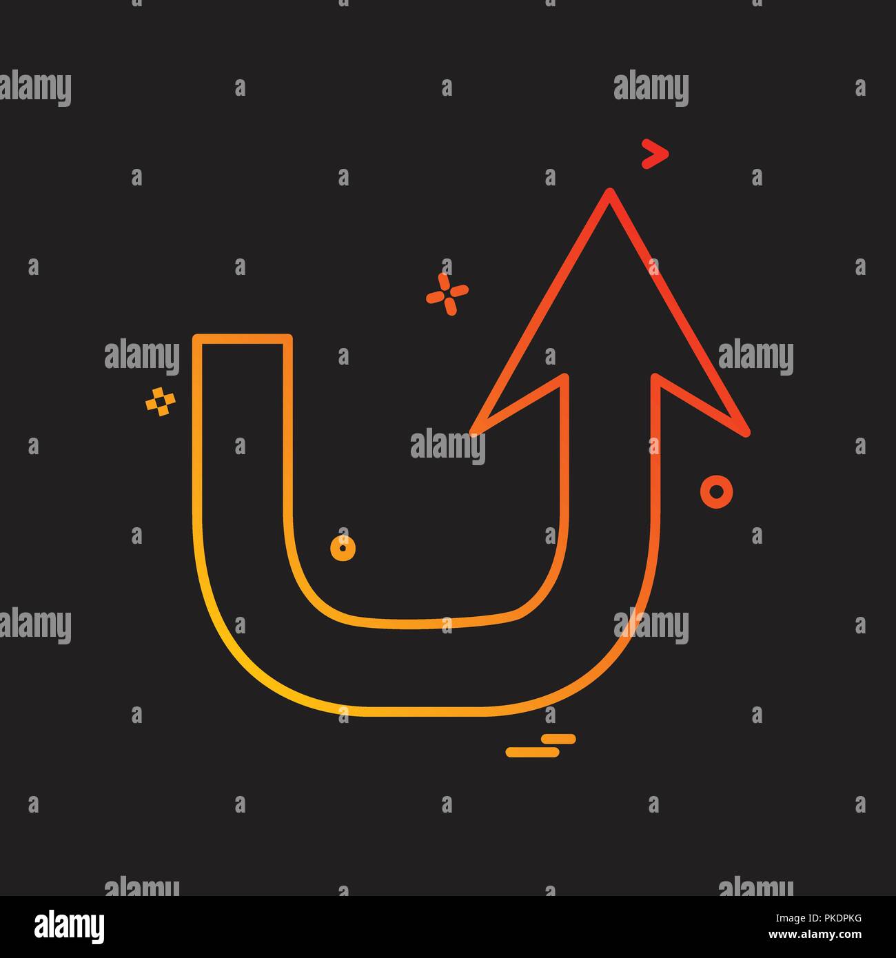 Arrow icon design vector Stock Vector Image & Art - Alamy