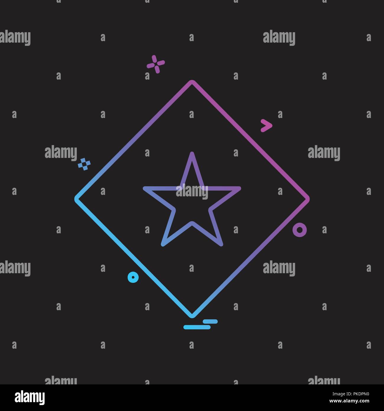 Star icon design vector Stock Vector Image & Art - Alamy