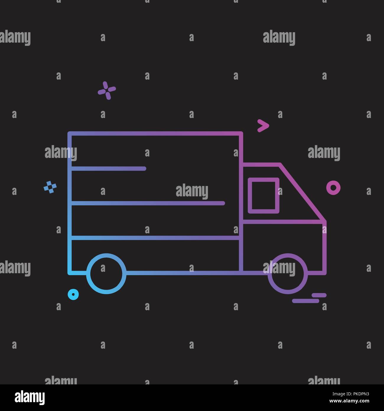 Truck icon design vector Stock Vector Image & Art - Alamy