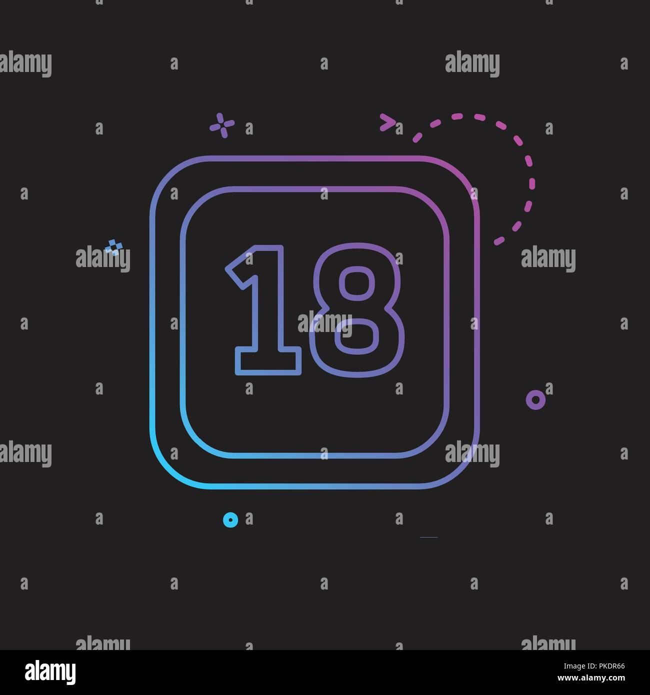 18 date calender Stock Vector Images - Alamy