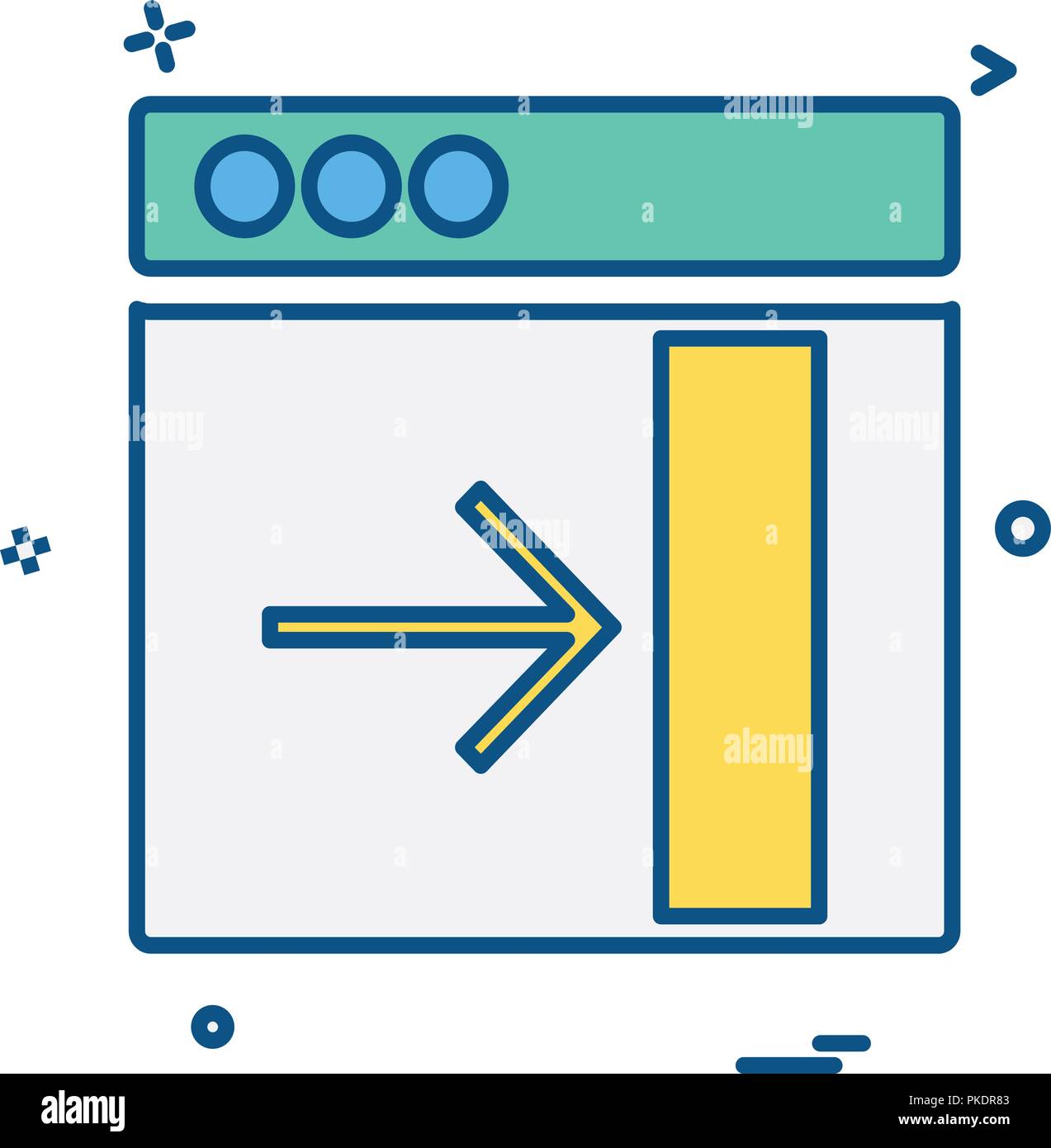 Web layouts icon design vector Stock Vector Image & Art - Alamy