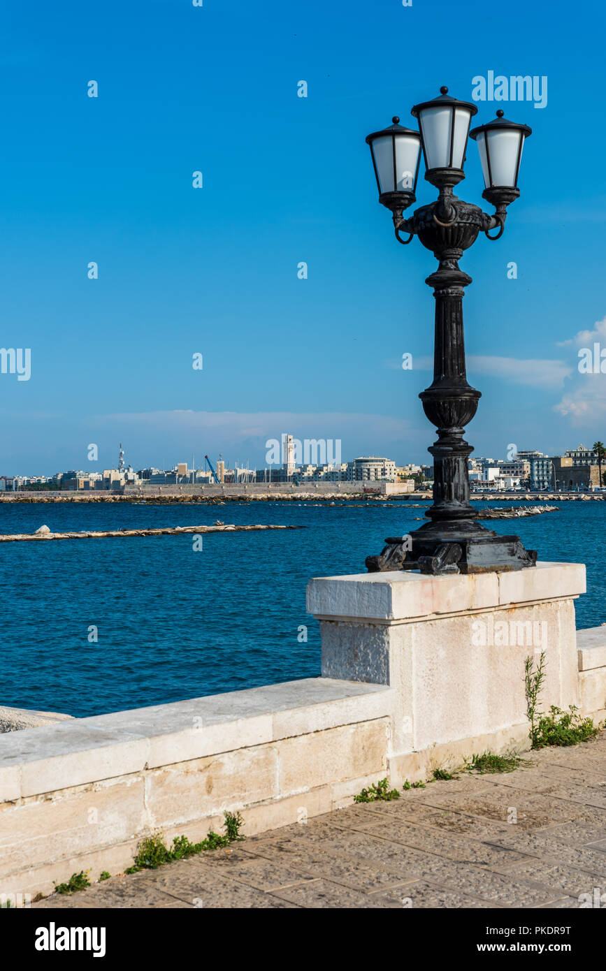 The sea of Bari Stock Photo - Alamy