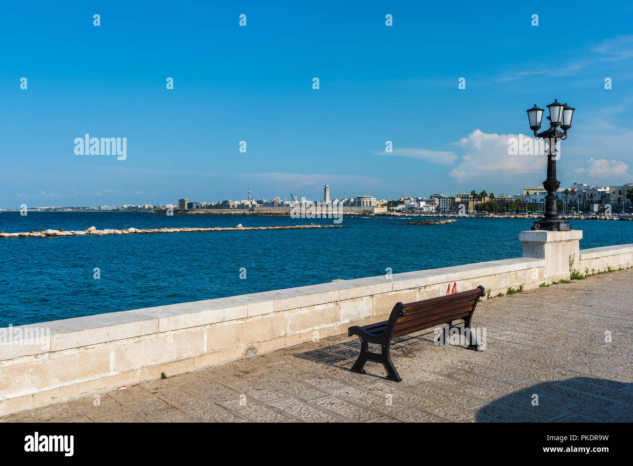 The sea of Bari Stock Photo - Alamy