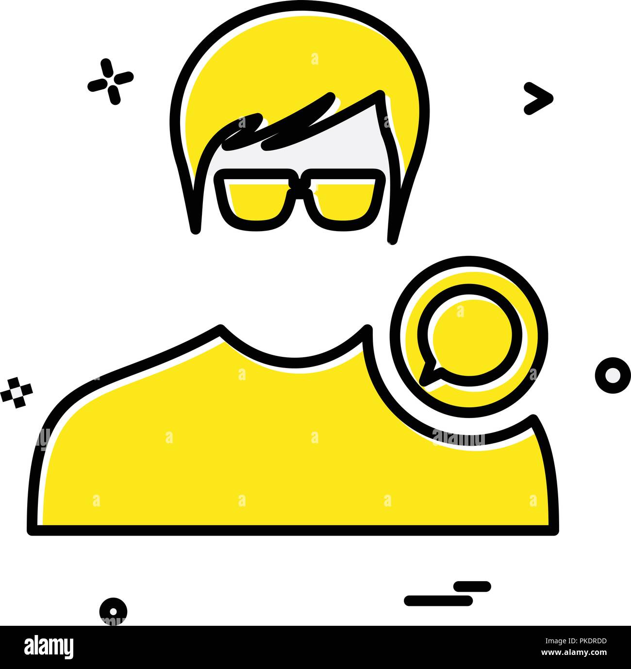 Avatar male icon design vector Stock Vector Image & Art - Alamy
