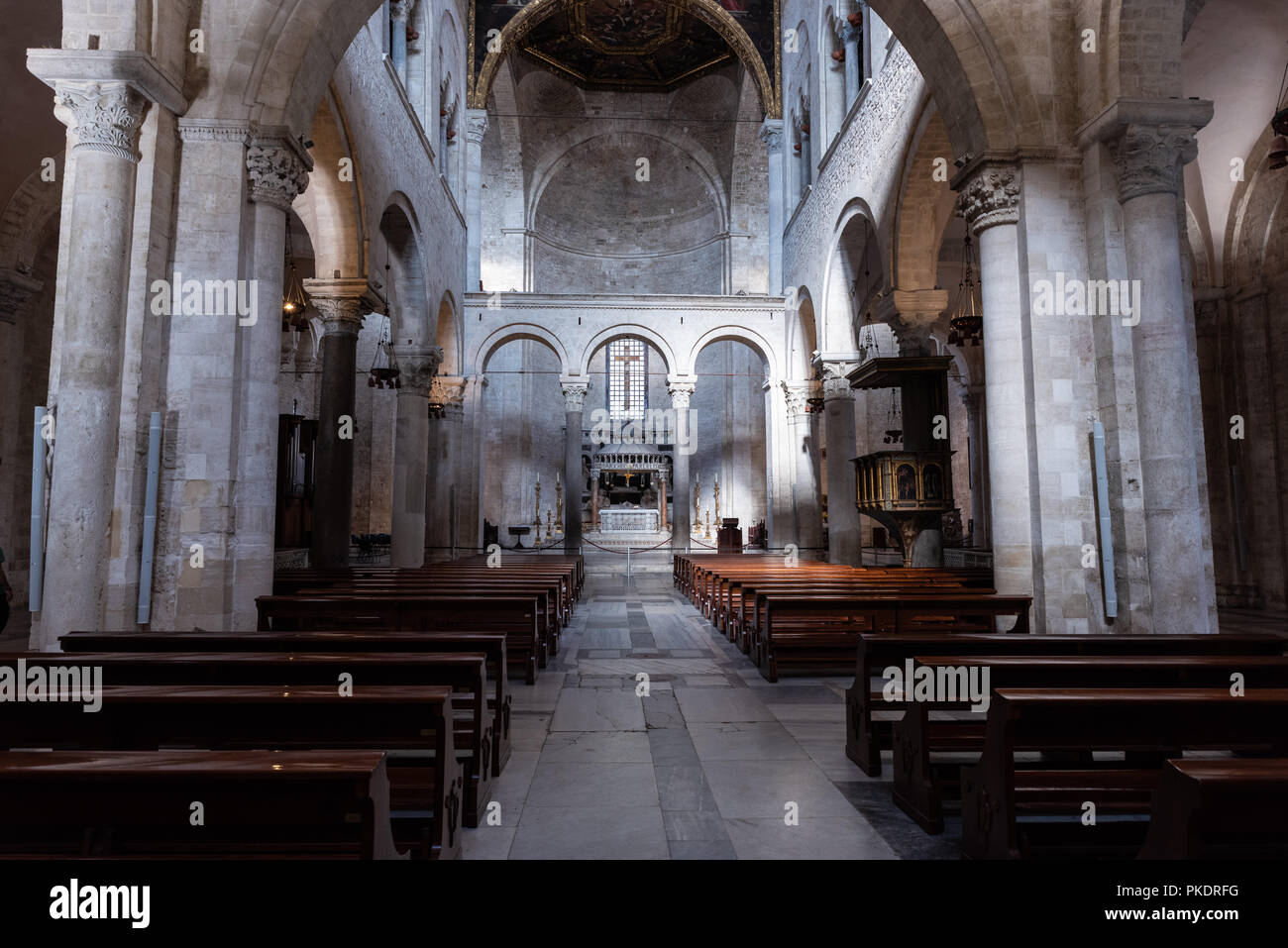 Ancient Basilica of San Nicola, Bari Stock Photo - Alamy