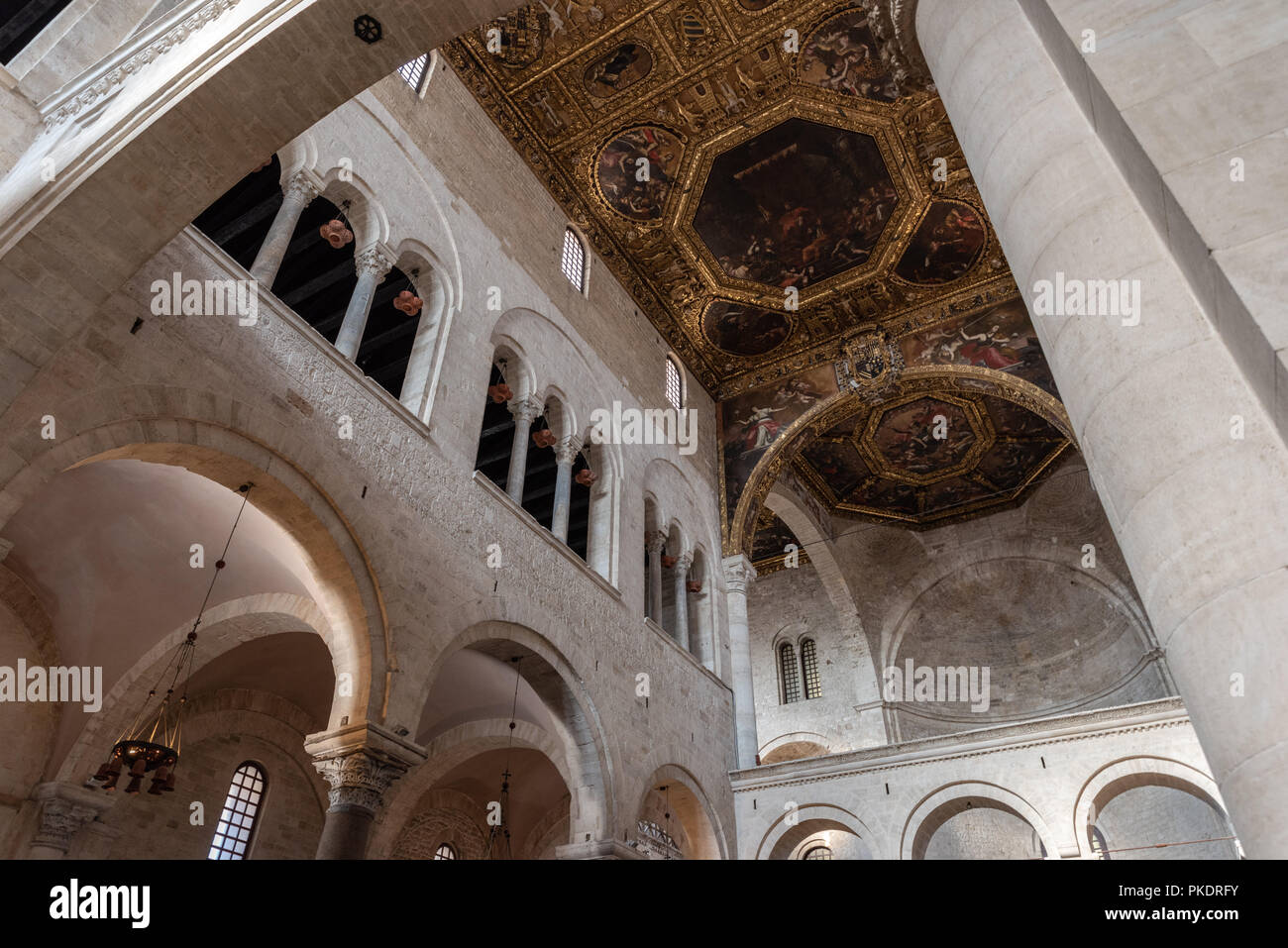 Ancient Basilica of San Nicola, Bari Stock Photo - Alamy