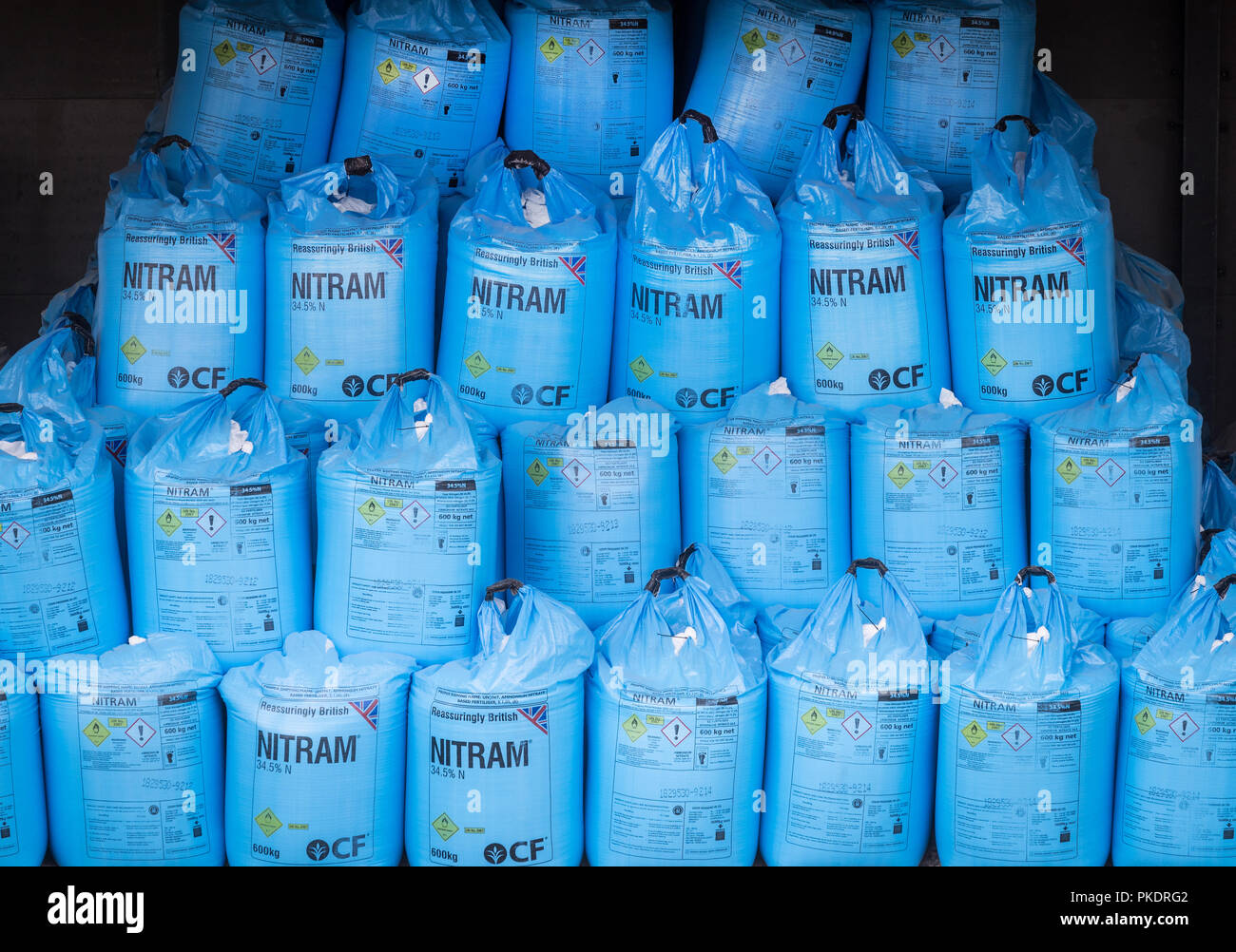 Ammonium nitrate bags hi-res stock photography and images - Alamy