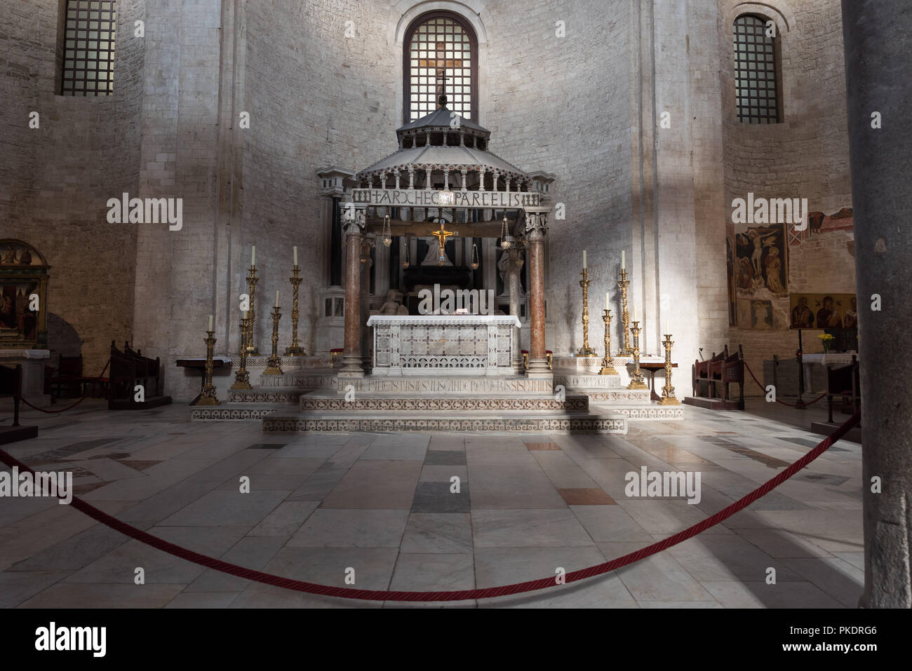 Ancient Basilica of San Nicola, Bari Stock Photo - Alamy