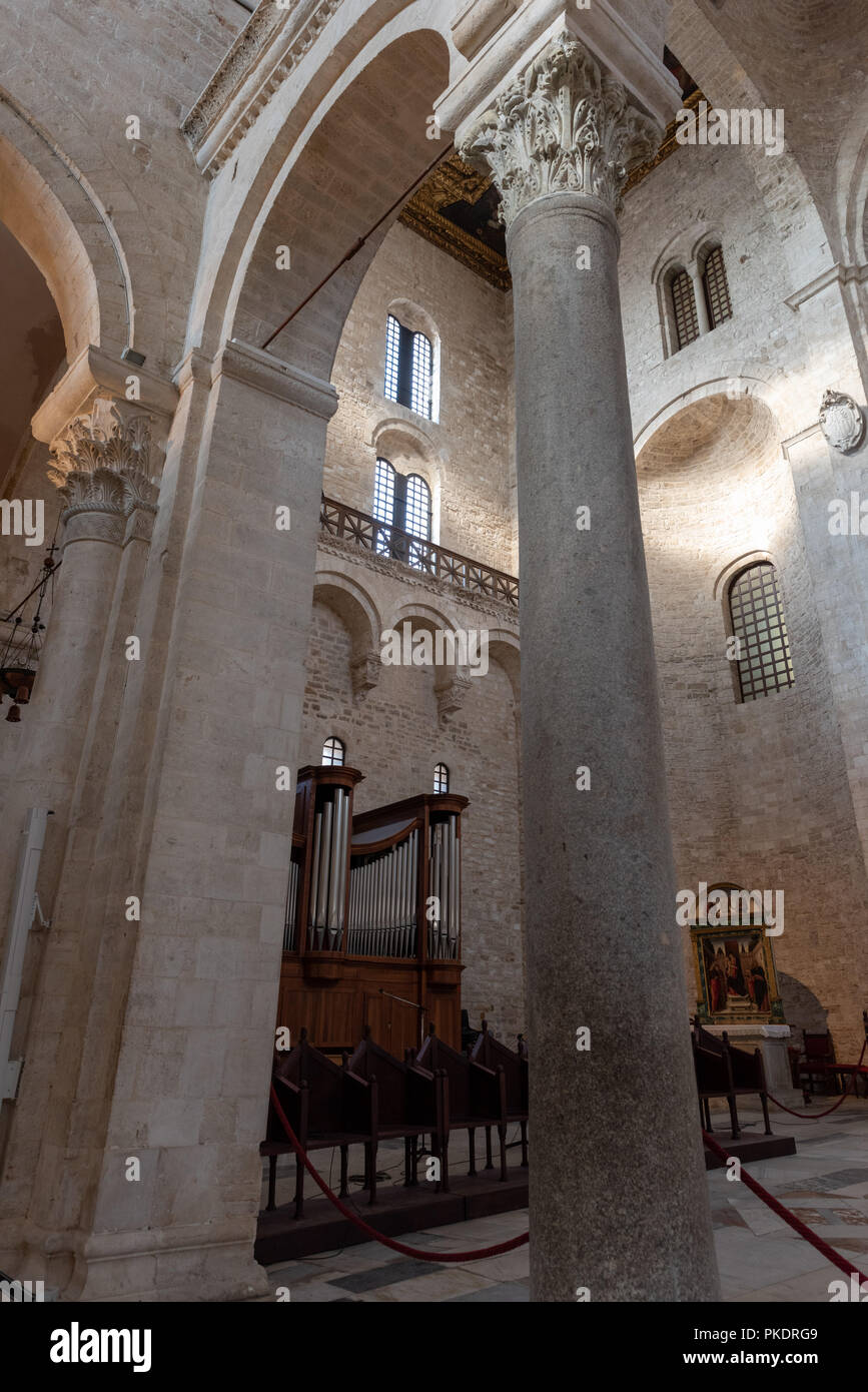 Ancient Basilica of San Nicola, Bari Stock Photo - Alamy