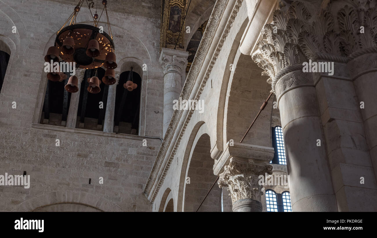 Ancient Basilica of San Nicola, Bari Stock Photo - Alamy