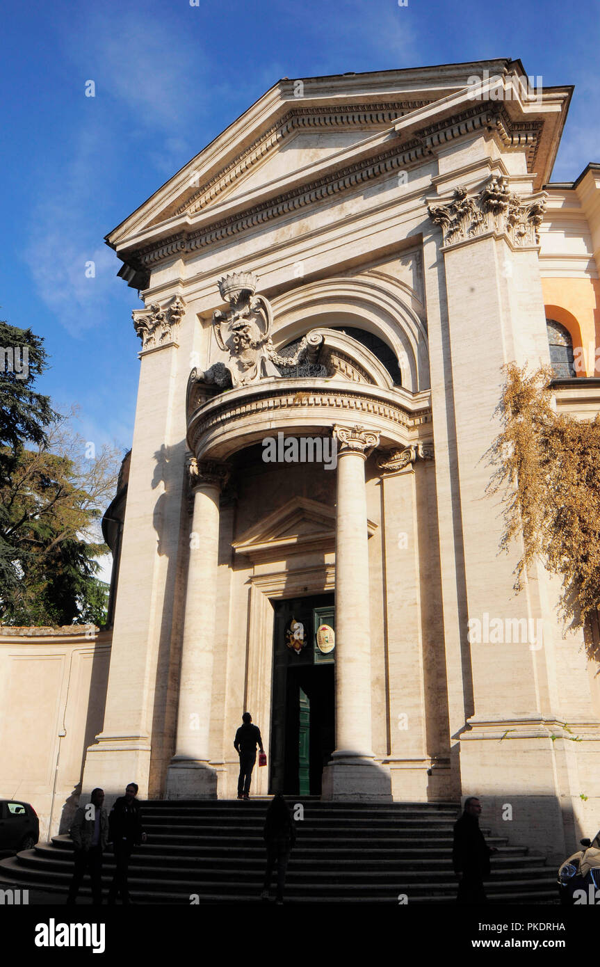 Italy, Lazio, Rome, Quirinal Hill, chucrh of Sant'Andrea al Quirinale ...