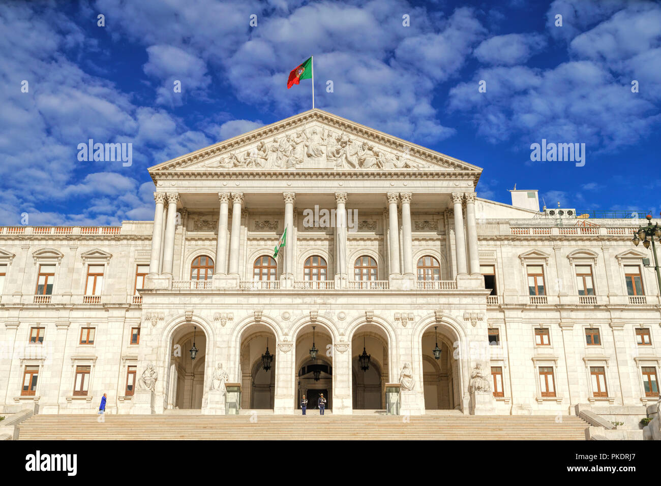 Parliament Building Lisbon Portugal . Former Sao Bento Palace is now ...